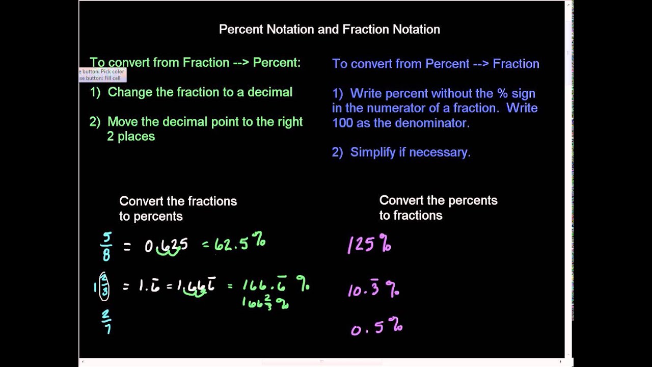 Percent Notation Convert Fractions To Percents And Percents To percent-notation-convert-fractions-to-percents-and-percents-to