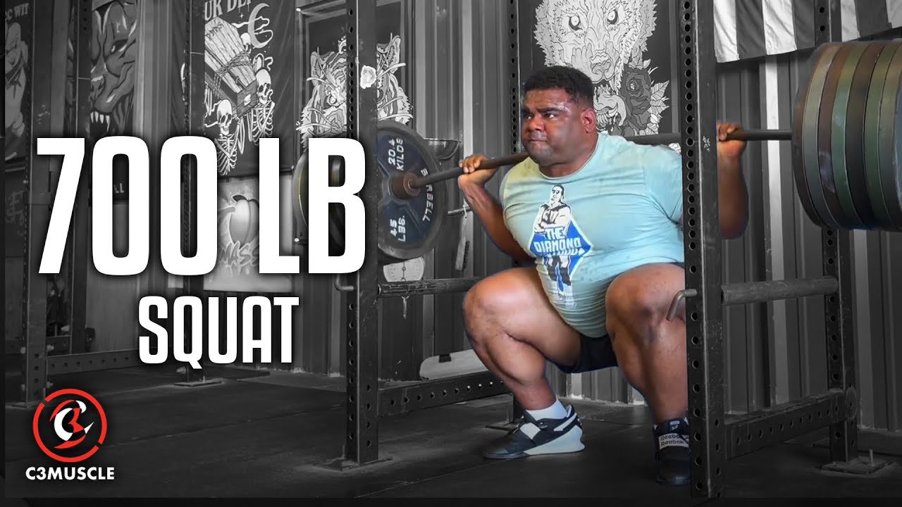 700 lb Squat | @C3Muscle - YouTube