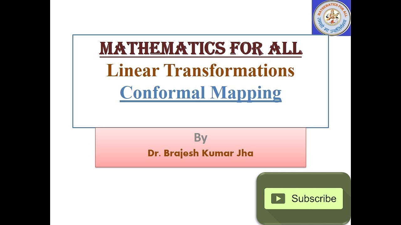 Conformal Mapping (Linear Transformation) - YouTube