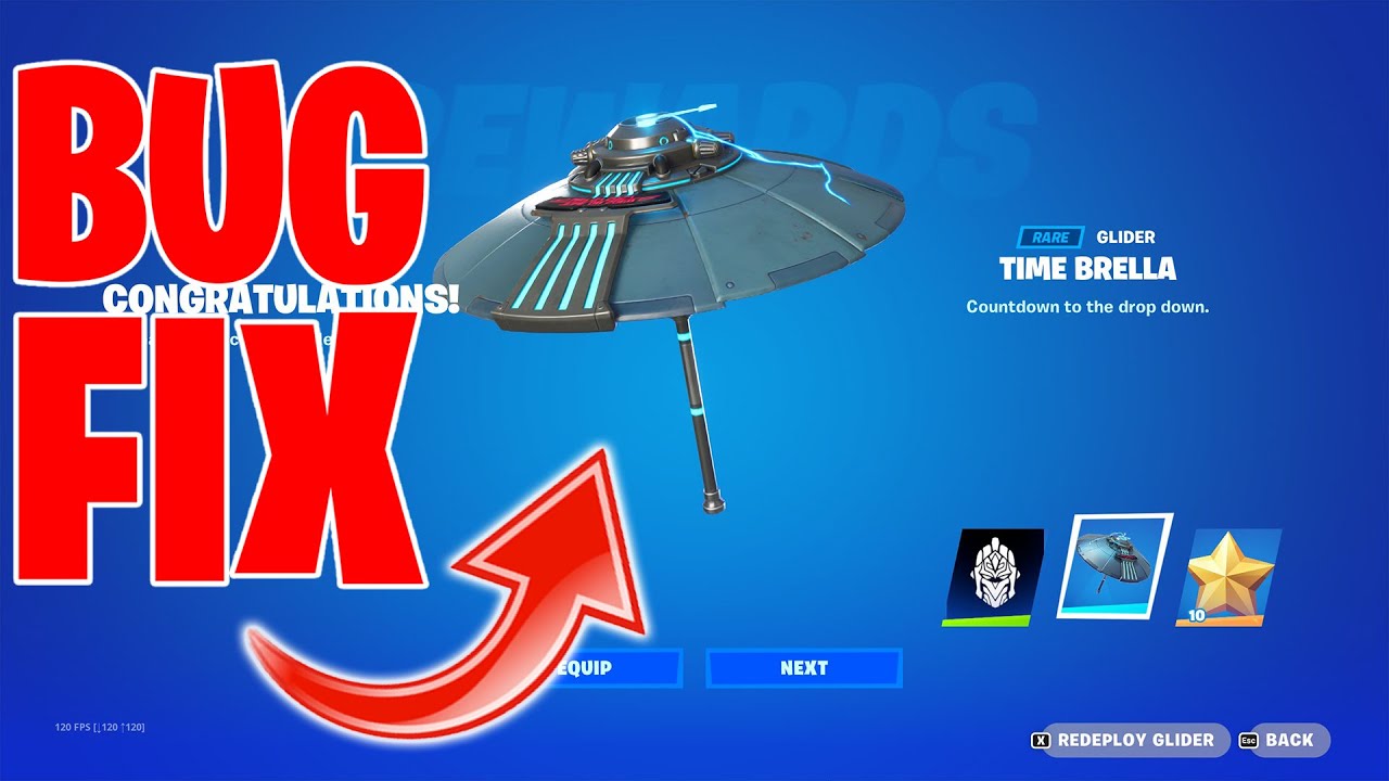 Why You're Not Getting The TIME BRELLA in Fortnite Chapter 4 Season 5 # ...