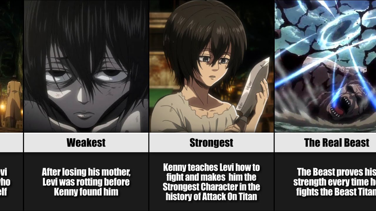 Evolution of LEVI ACKERMAN in ATTACK ON TITAN - YouTube