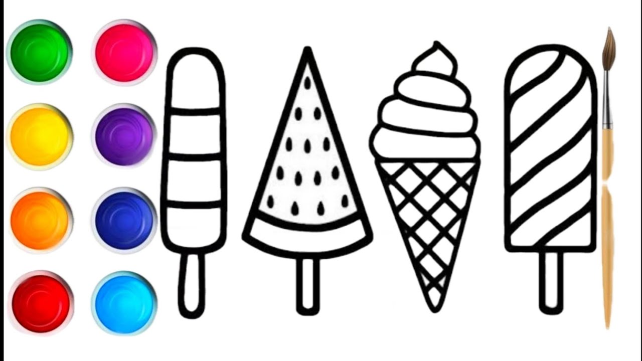 Bolalar uchun oson rasm chizish Рисование раскраска и раскрашивание ...