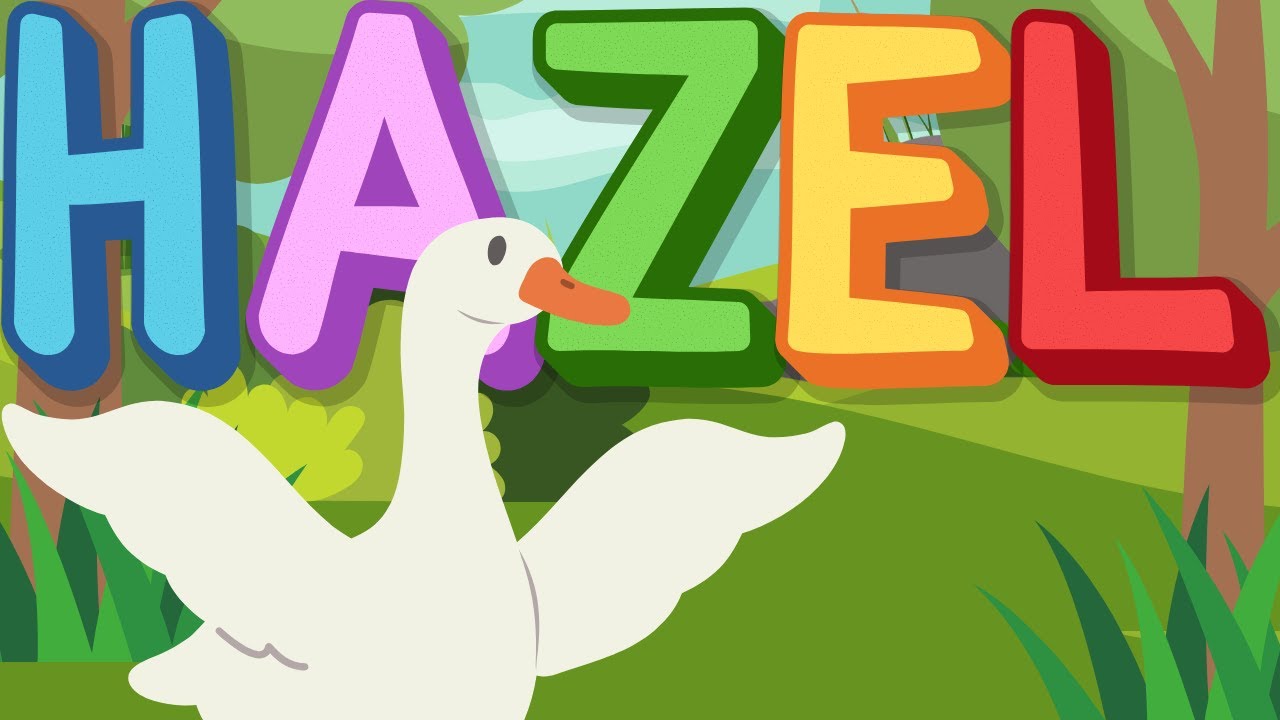 HAZEL Goose - Animal Spelling Song for Kids | Super Simple Animal ABC ...