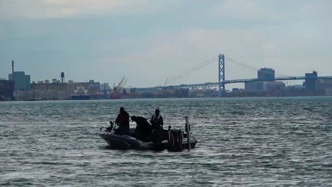 Detroit View From Belanger Park. River Rouge, Michigan - YouTube