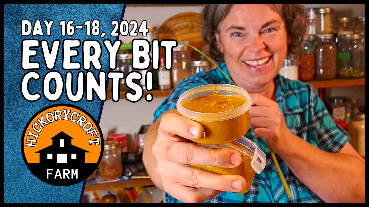 EVERY BIT COUNTS CHALLENGE 2024: Day 16, 17, 18 Preserving More Food ...