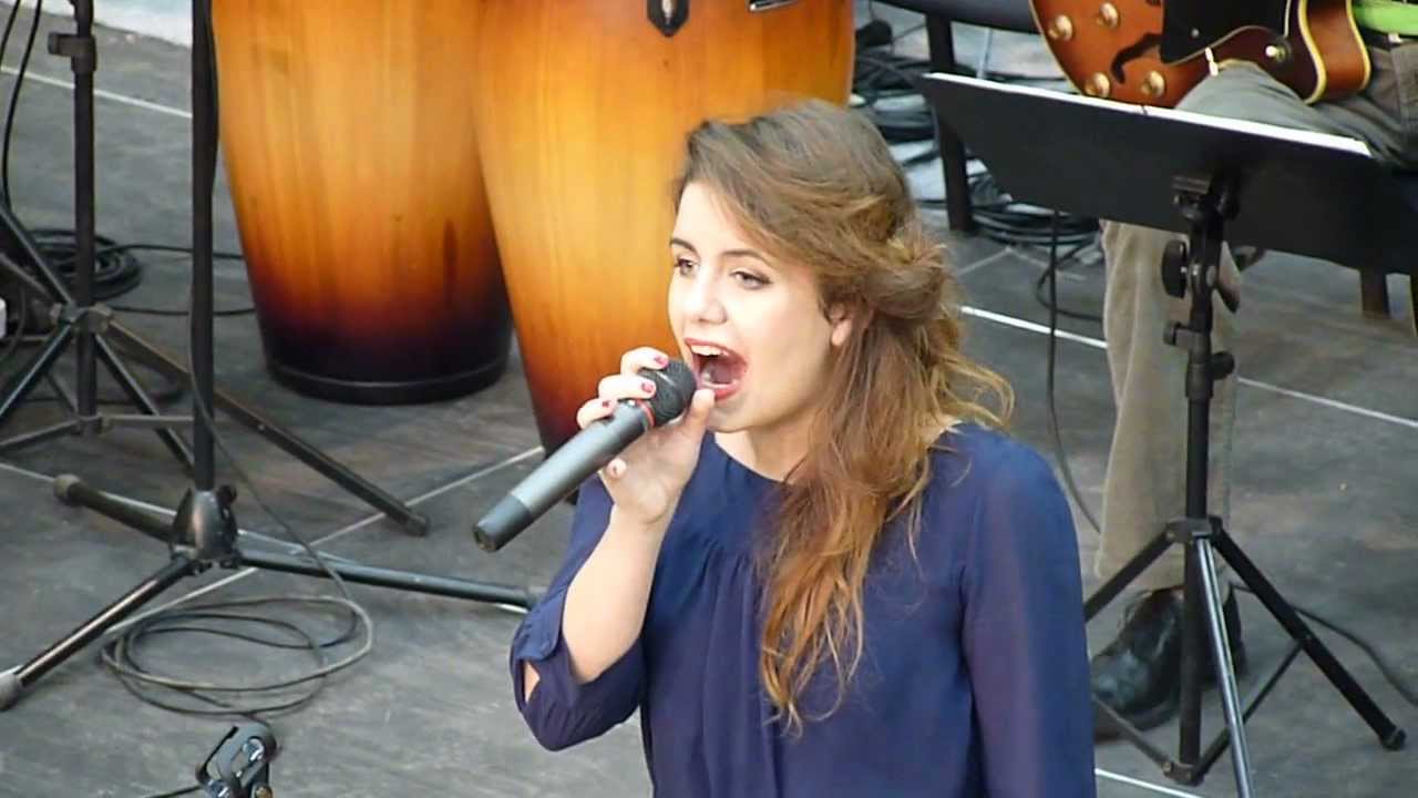 Orange Colored Sky - Konzi Big Band - Korponay Zsófi - YouTube