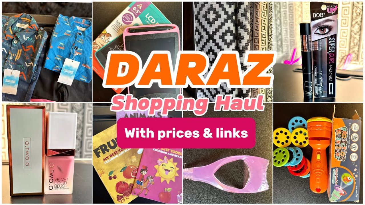 Daraz Shopping Haul 😍 | Kids Collection 👶🏻 | Exclusive Sale Items - YouTube