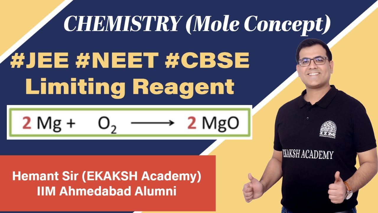 #Limiting Reagent #Mole concept #chemistry #NEET #JEE #NCERT concept # ...