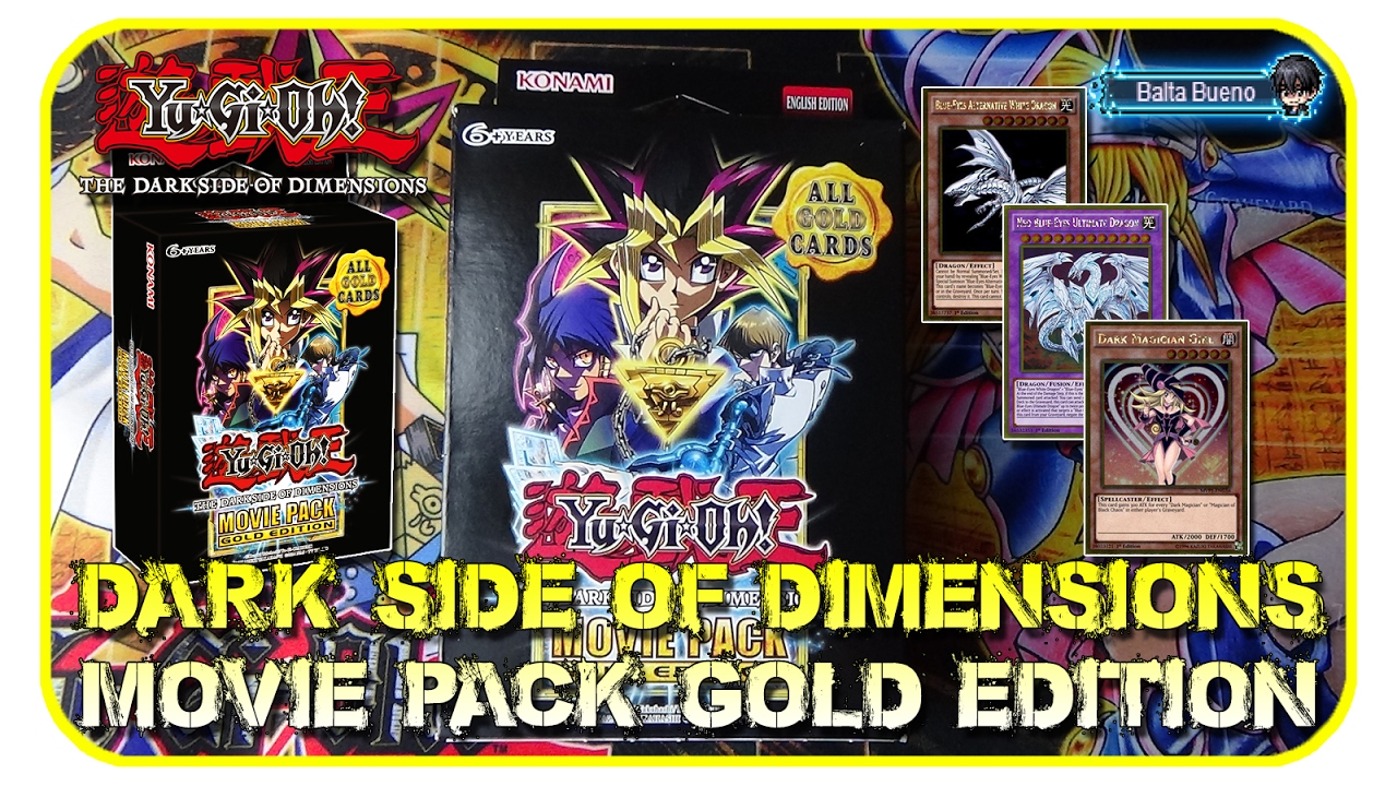 APERTURA/UNBOXING DE YU-GI-OH! THE DARK SIDE OF DIMENSIONS MOVIE PACK ...
