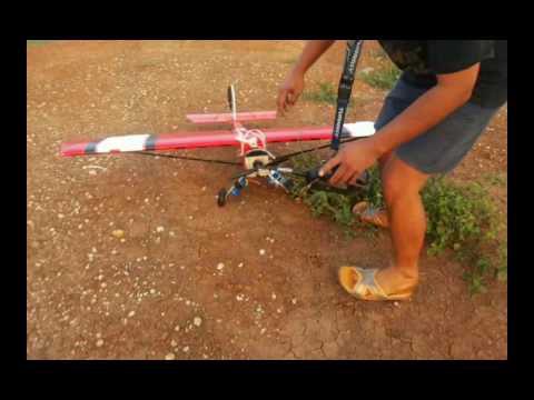 Slow fly Homemade RC Plane Test Flight.... - YouTube
