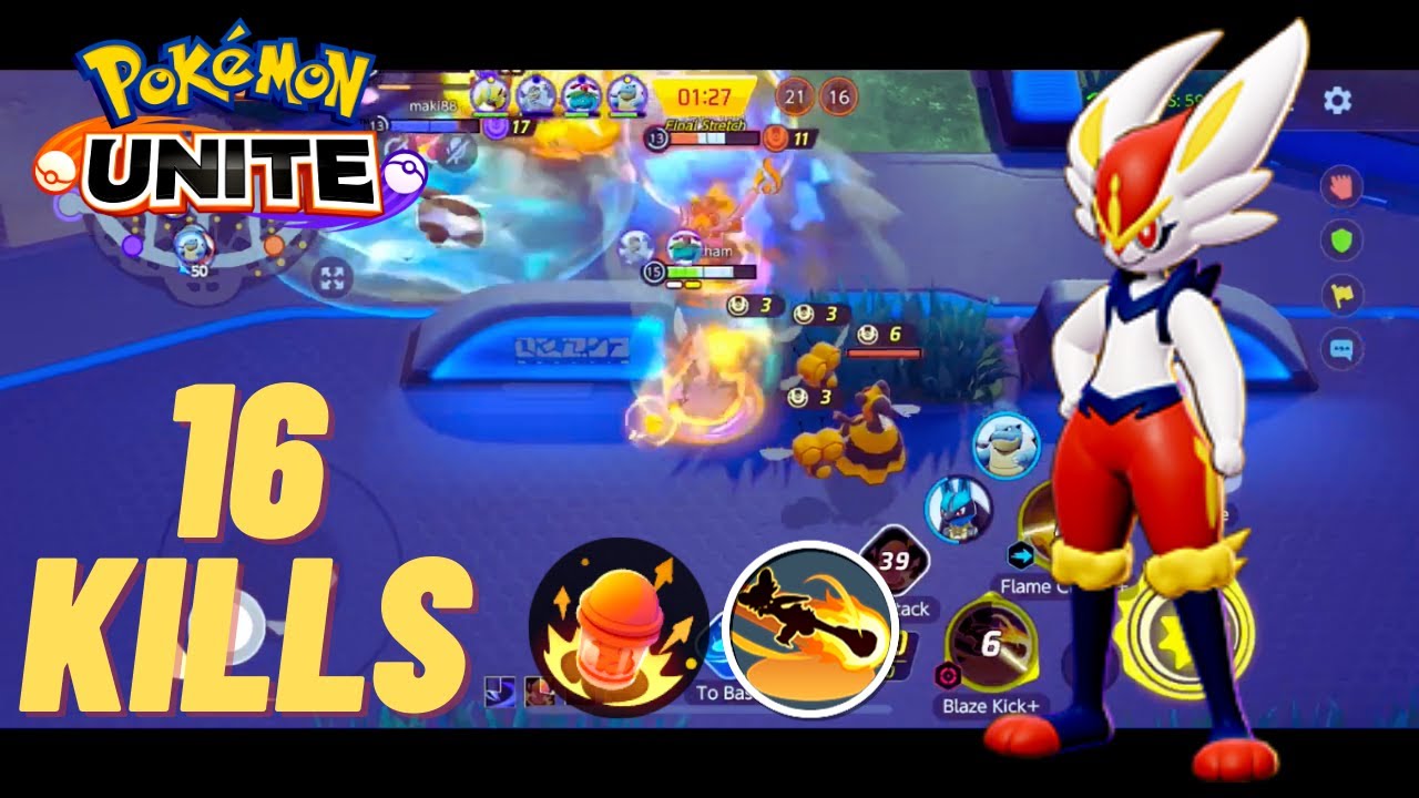 CINDERACE X Attack Is Pretty Good! 16 Kills Master Rank Game | Pokemon ...