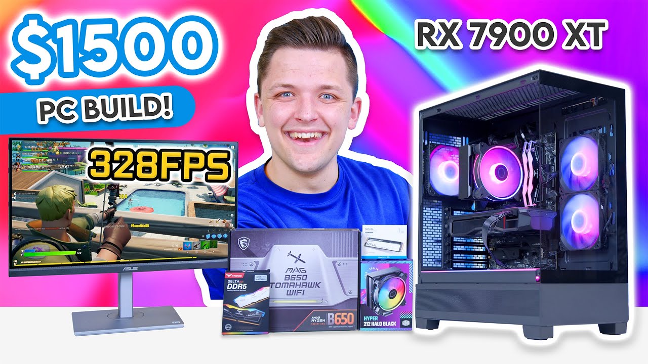 Best $1500 Gaming PC Build 2024! 😄 [Full Build Guide & Benchmarks - ft ...