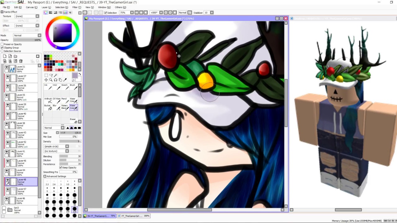 【ROBLOX Speedpaint】YT_TheGamerGirl - YouTube