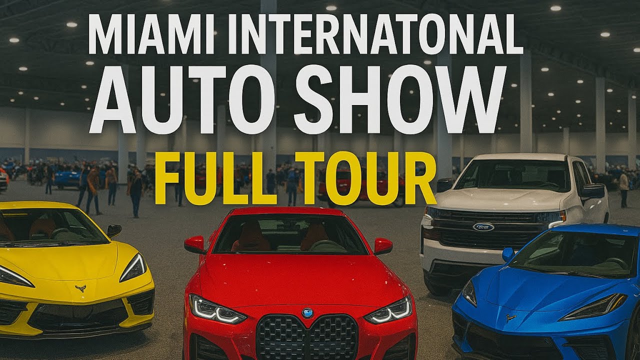 Miami International Auto Show 2025 | Full 4K Walking Tour - YouTube