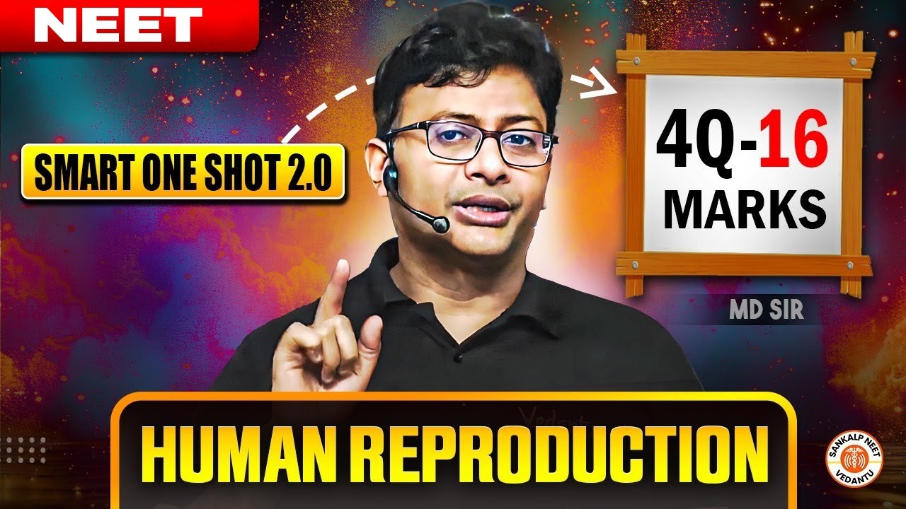HUMAN REPRODUCTION CLASS 12 SMART ONE SHOT | COMPLETE CHAPTER REVISION ...
