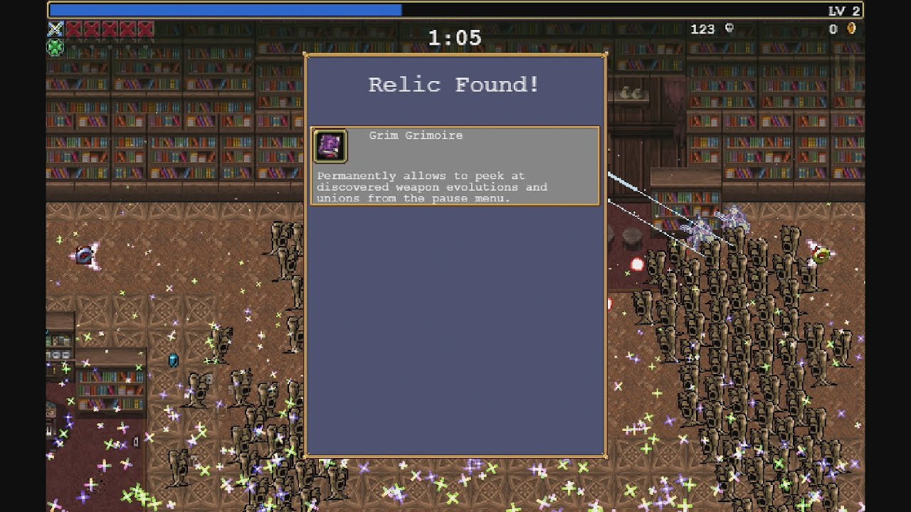 Where to find the Grim Grimoire | Vampire Survivors - YouTube