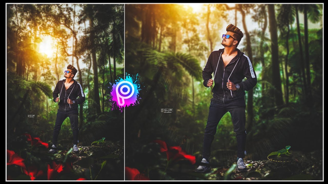 Jungle Nature Manipulation Photo Editing in PicsArt || PicsArt Jungle ...