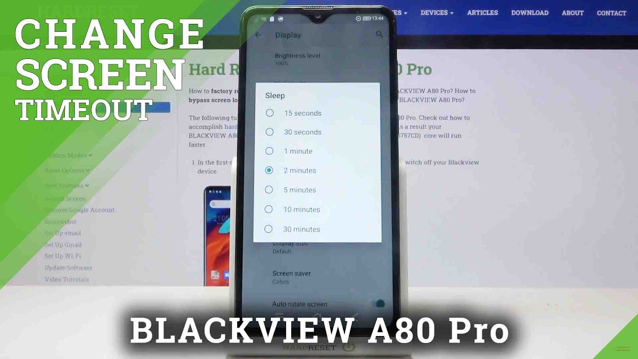 How to Customize Screen Time on BLACKVIEW A80 Pro – Screen Blackout ...