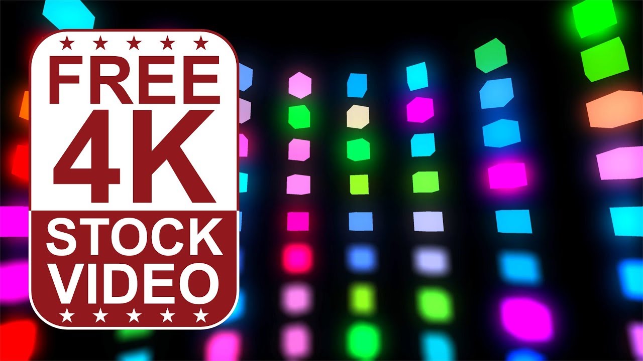 Free Stock Videos – abstract colorful animated squares in circle ...