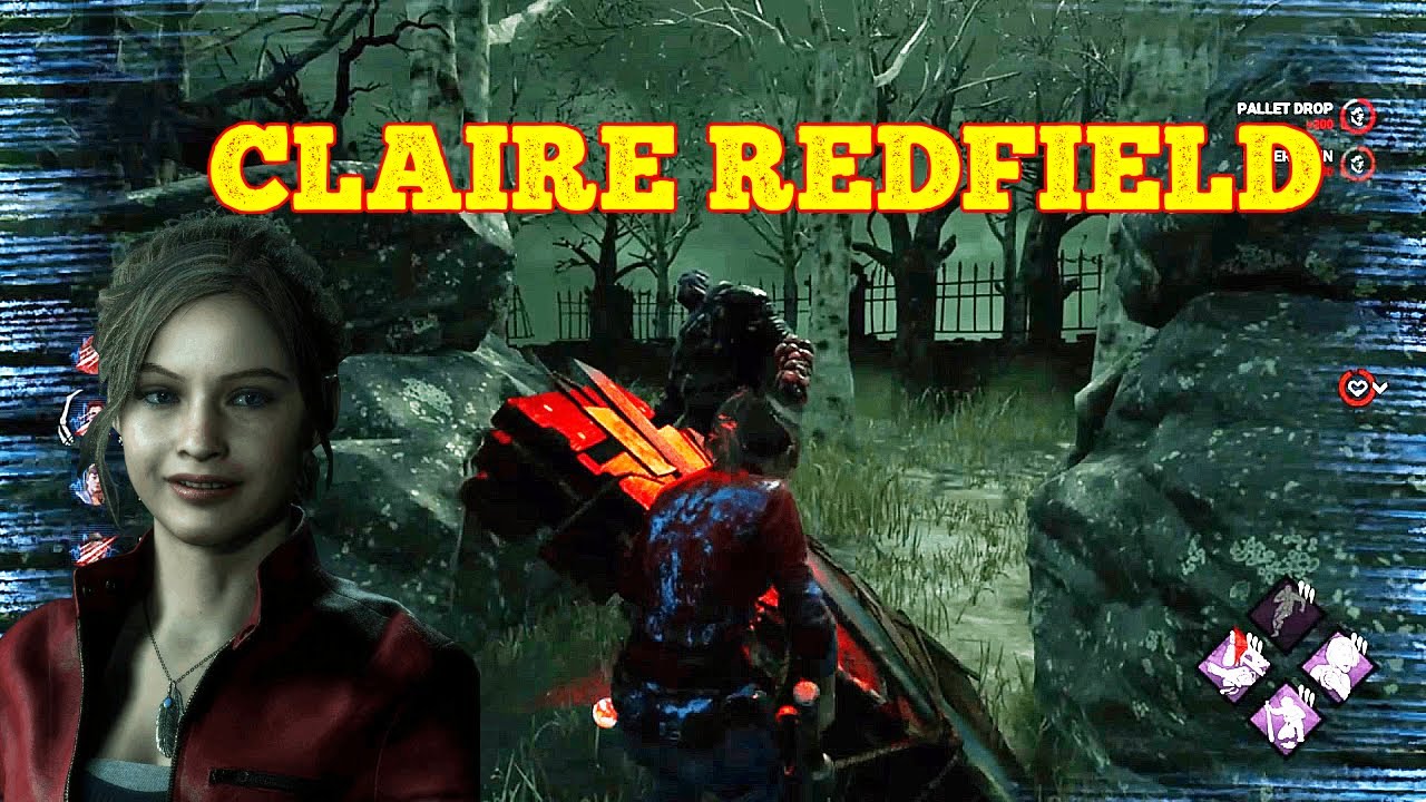 Claire Redfield gameplay - looping (Nemesis, Clown) Dead by Daylight # ...
