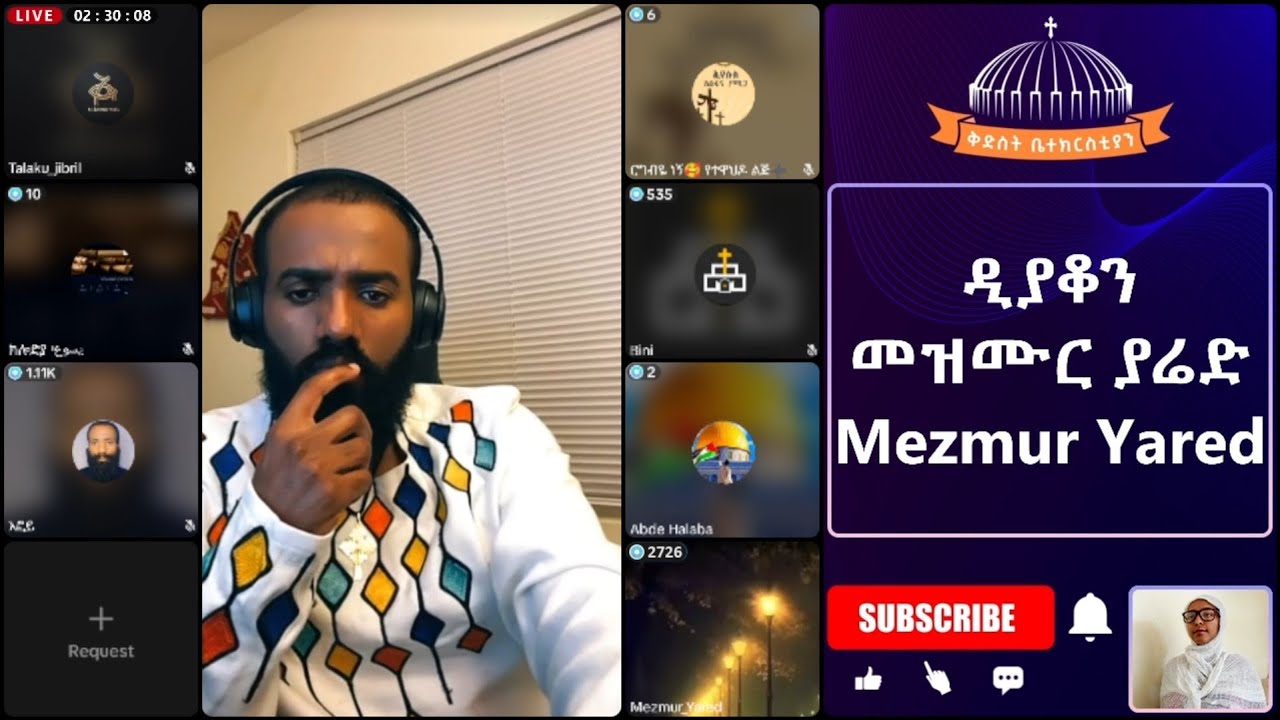 ዲያቆን መዝሙር ያሬድ ቤቱን ከፈተ! Mezmur yared - YouTube