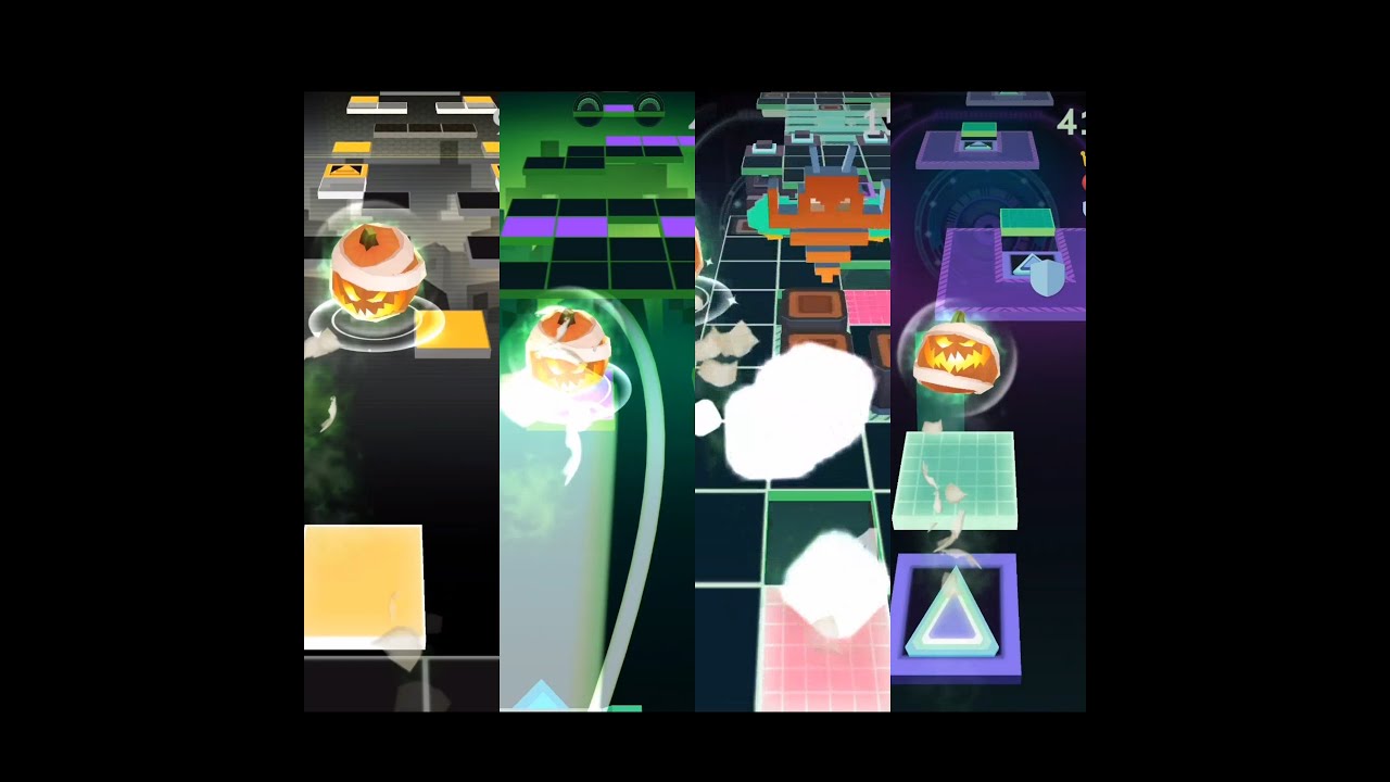 Rolling Sky – 1UP Neon and 8bits Dazzle, Neon 1UP and Dazzle 8bits ...