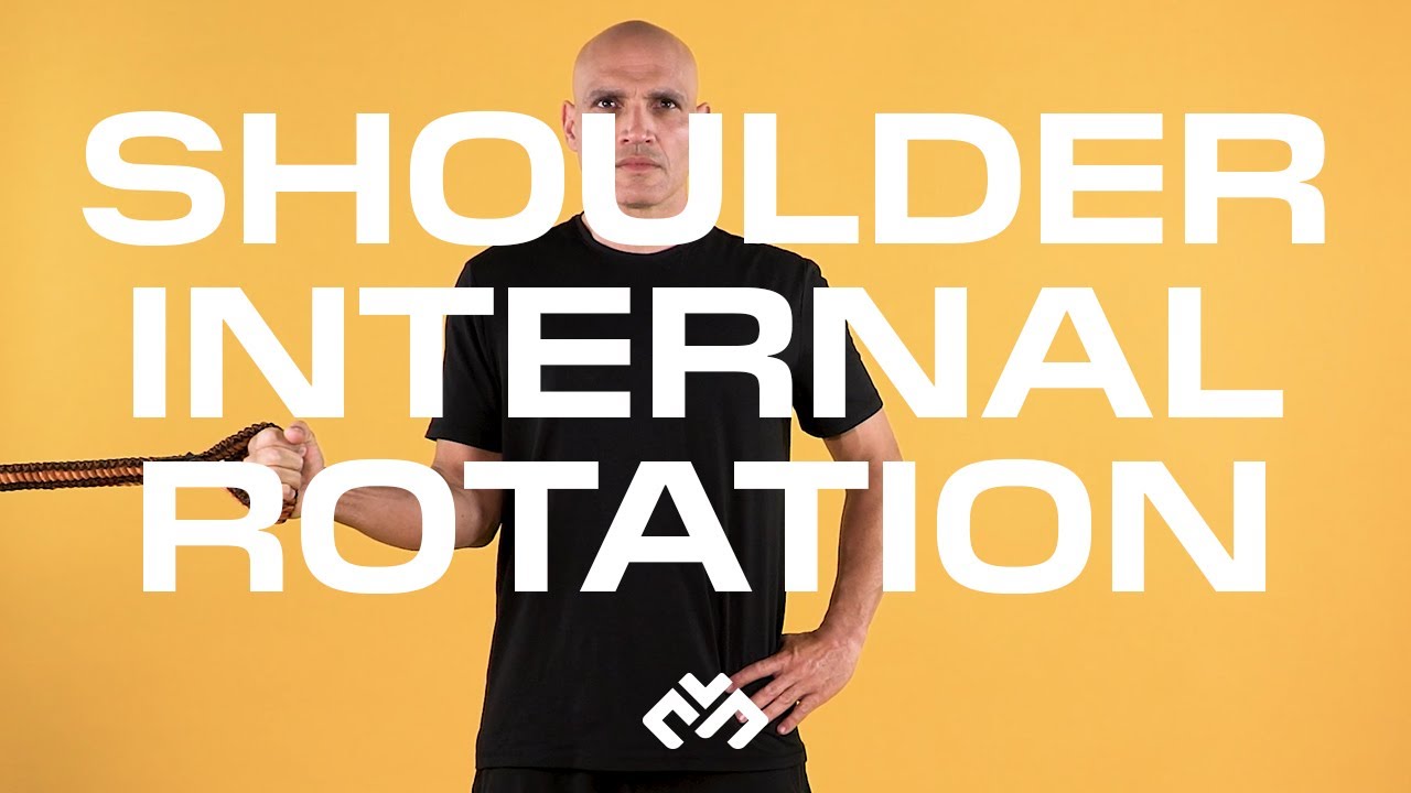 SHOULDER INTERNAL ROTATION - Rotación interna de hombros - YouTube
