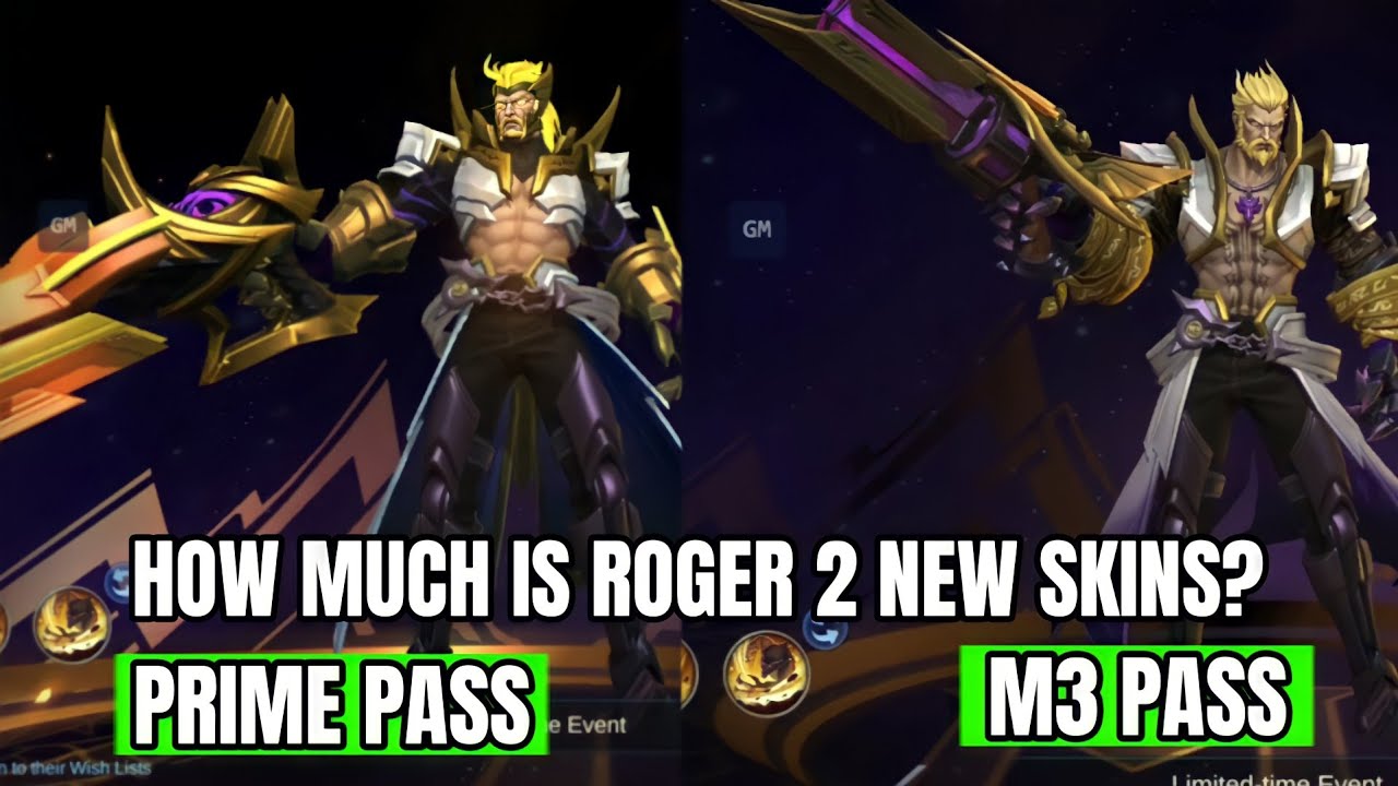 Roger M3 Pass & Prime Pass Skin Difference? | How Much is M3 & Prime ...