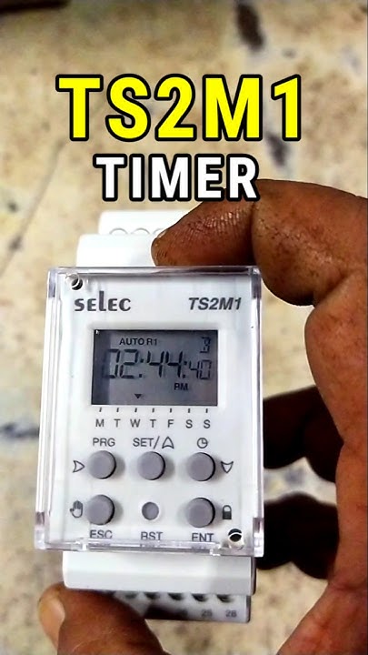 TS2M1 TIME SWITCH ALL SETTINGS #Timer #shorts - YouTube