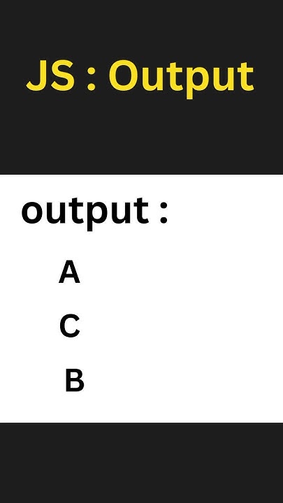 Javascript Interview Question Guess Output Shorts Javascript Youtube