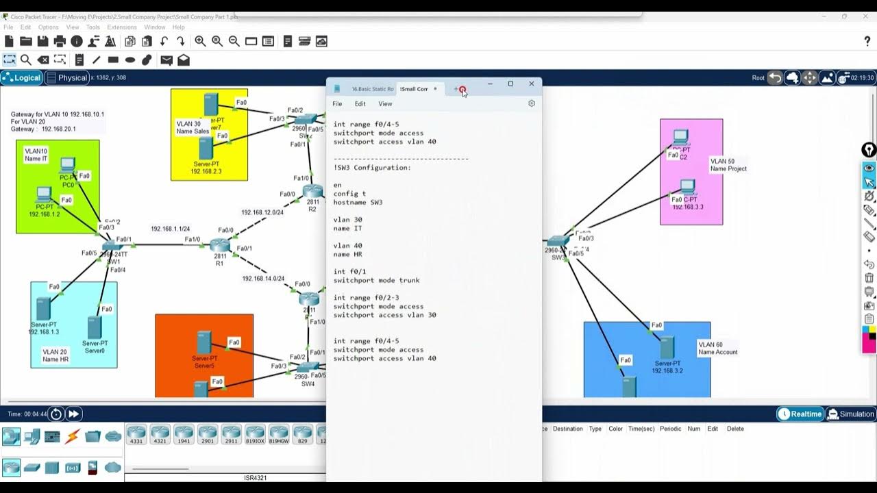 Small Company Project Part 9 | CCNA Labs | Join live class - YouTube