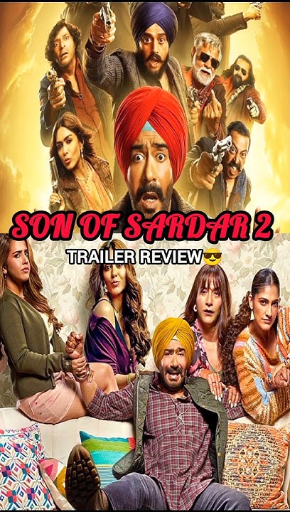 Son Of Sardar 2 Trailer Review😎#ajaydevgan #sonofsardar2 #trailerreview ...