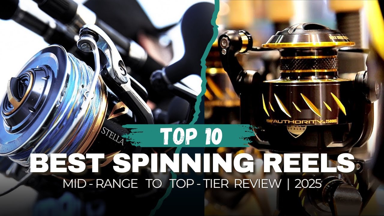 Top 10 Best Spinning Fishing Reels for 2025 | Review - YouTube