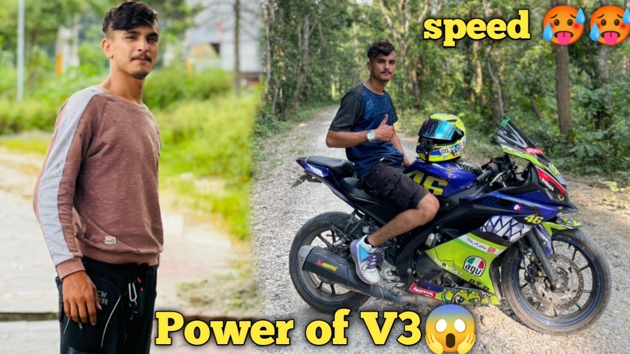Full highway ride to Ghampe dada😊 | full throtle R15V3😈😈@sulabvlogs ...