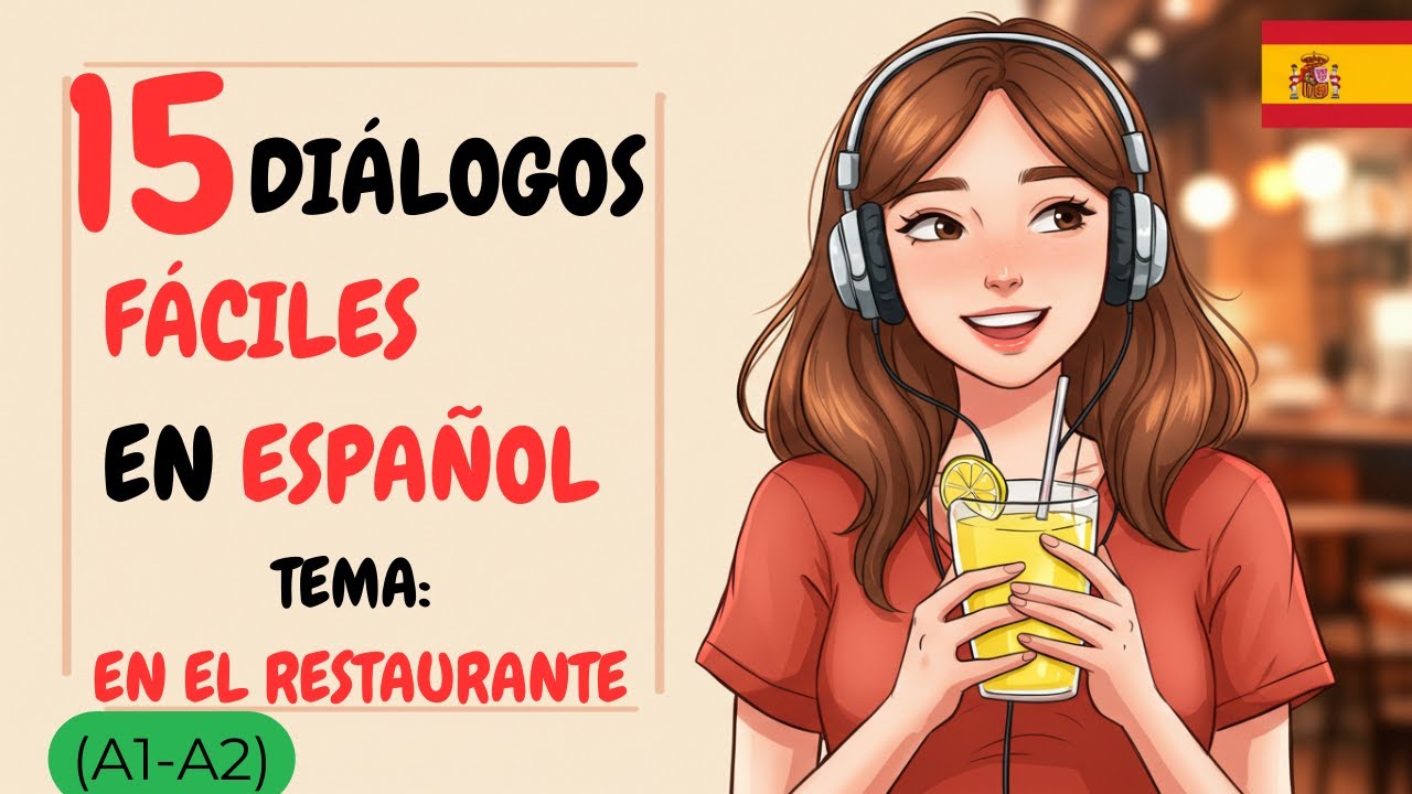 Spanish Conversations | 15 Beginner Dialogues at a Restaurant (With ...