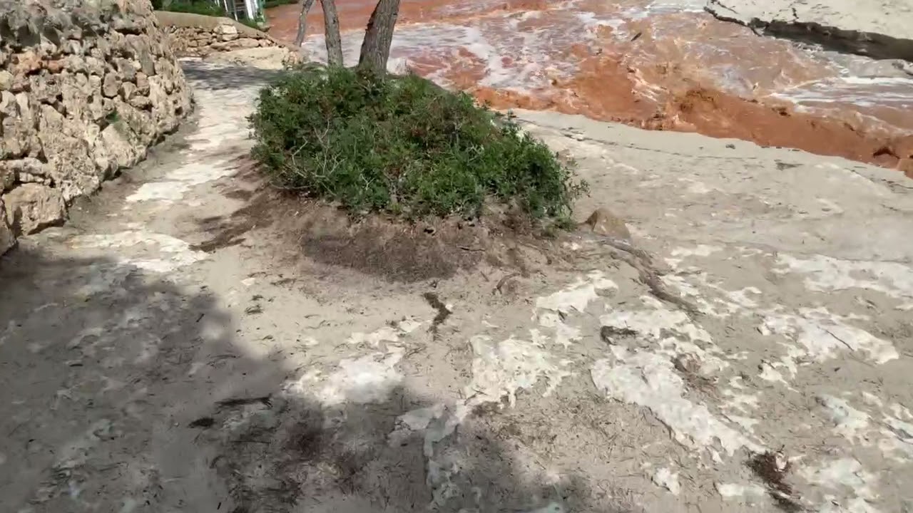 Extreme weather on the SE of Mallorca - YouTube