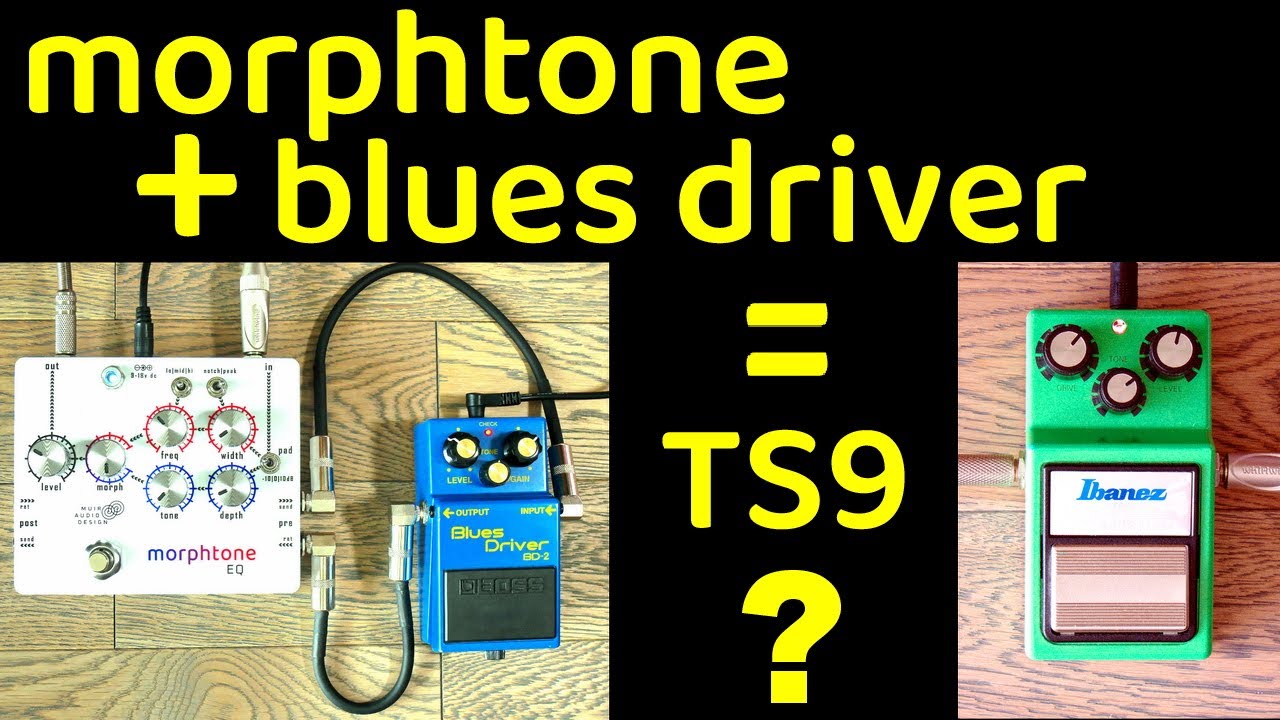 Morphtone EQ Pedal + Boss Blues Driver = TS9 Tubescreamer? - YouTube