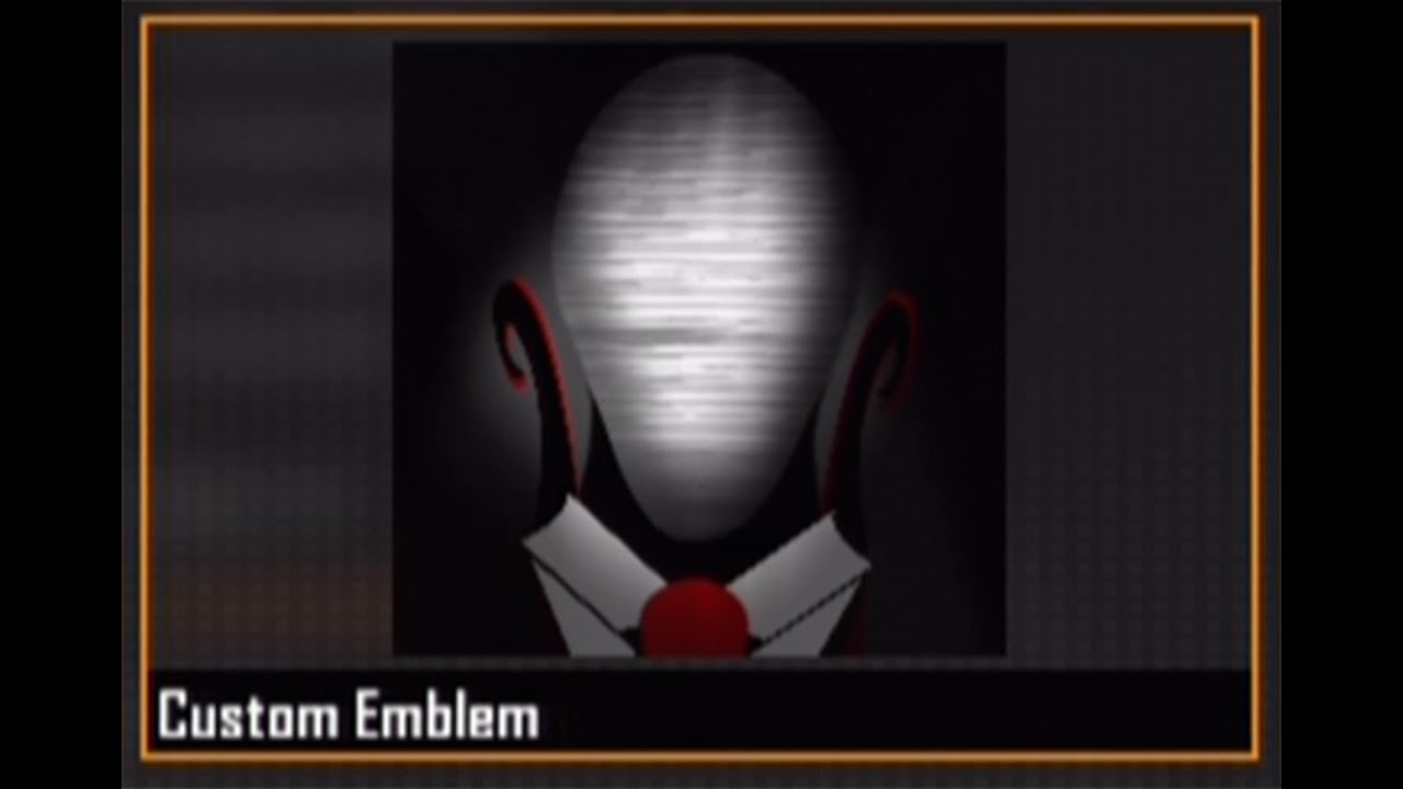 Black Ops 2 Slender Man Emblem (SCARY) - YouTube