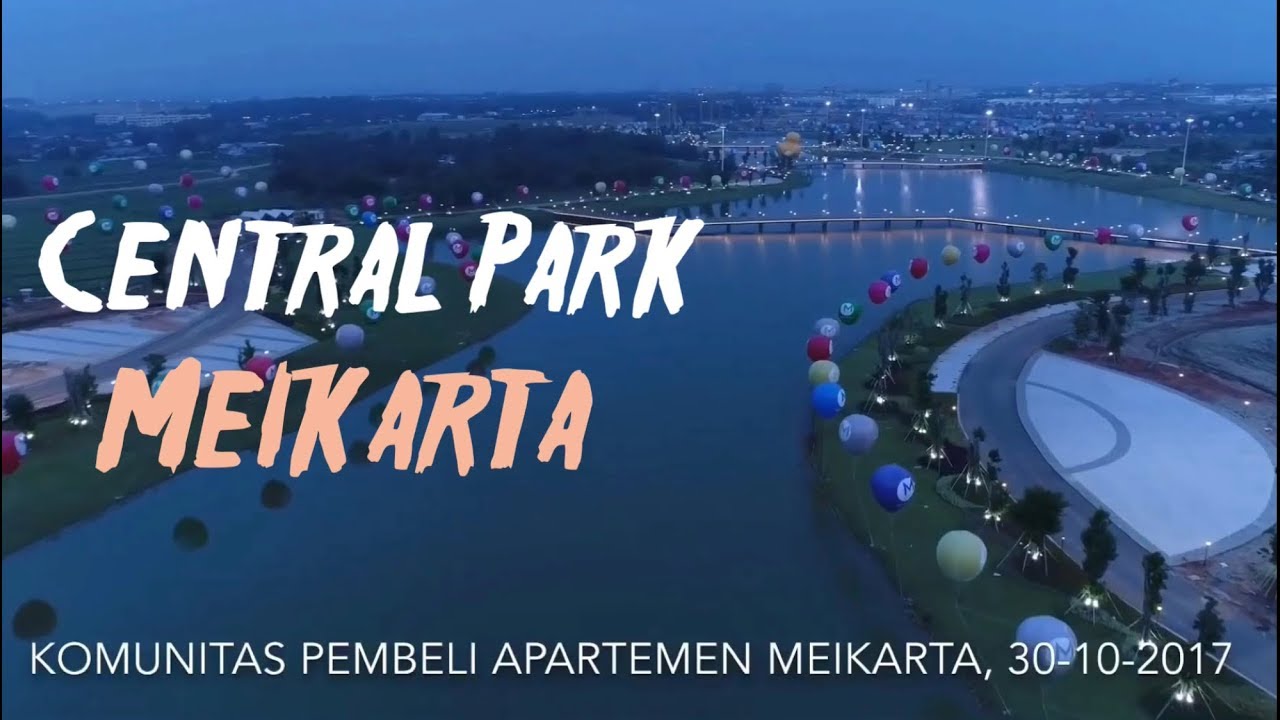 Senja nan indah di danau meikarta - YouTube