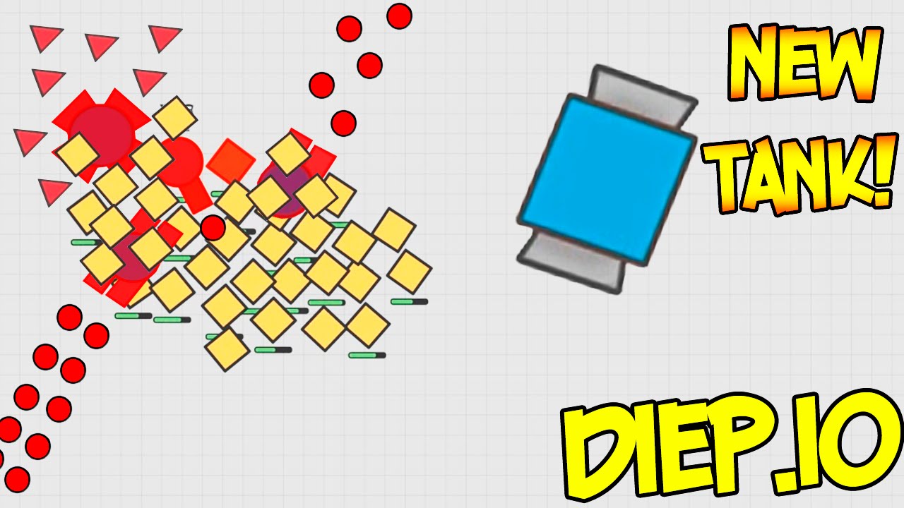 GETTING A TANK ARMY & THE HARDEST CLASS IN DIEP.IO - YouTube