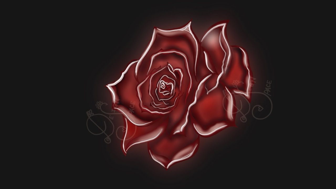 Metallic Red Rose - YouTube