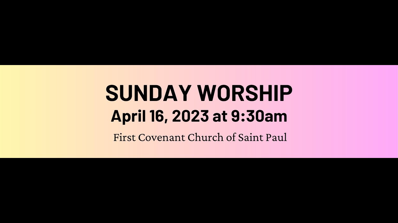 Sunday, April 30 2023 - Sunday Worship - YouTube