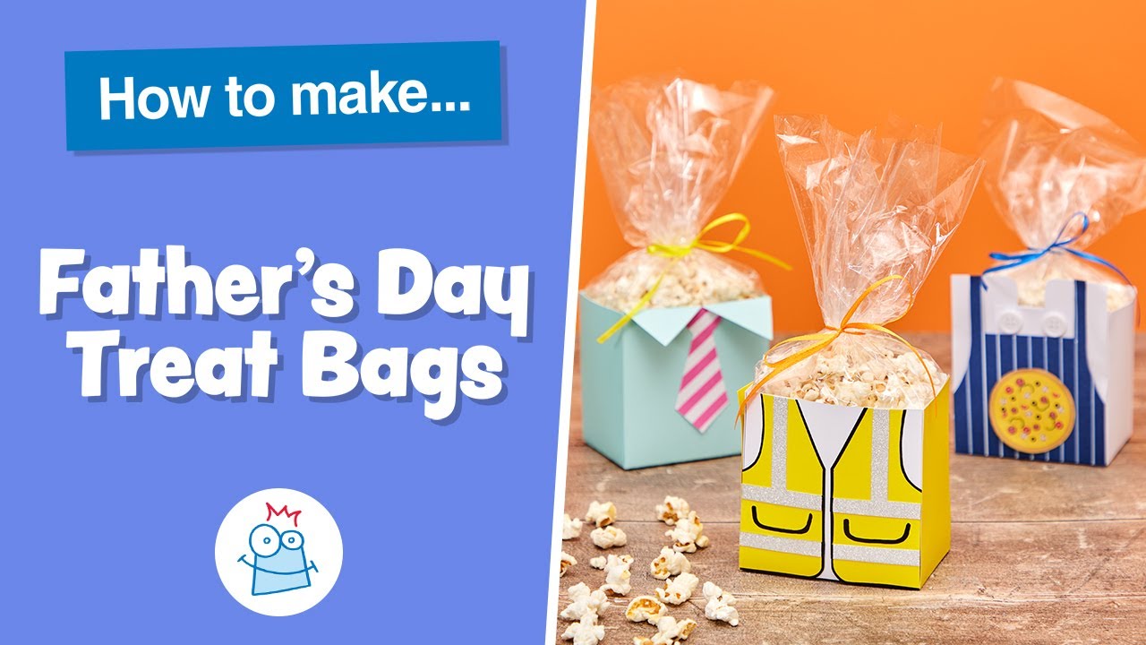 How To Make Father's Day Treat Bags | Baker Ross - YouTube
