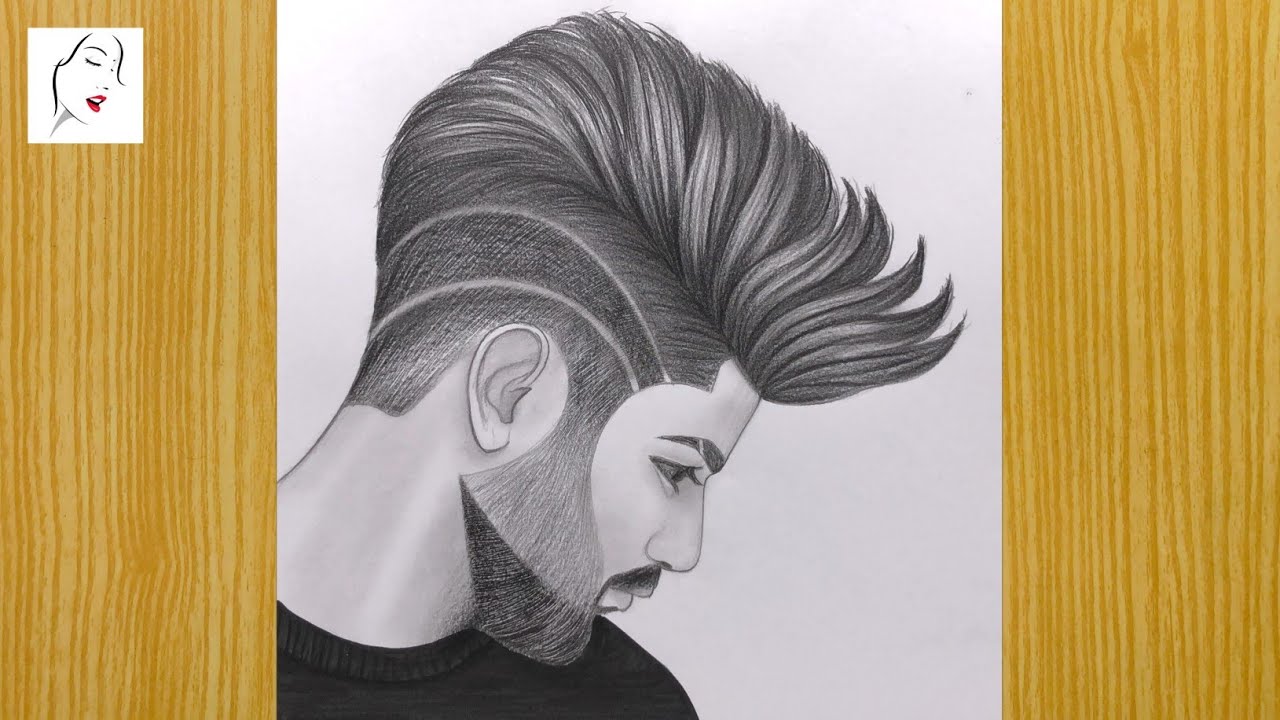 How to draw a Boy Face Side View For Beginners | The Crazy Sketcher ...