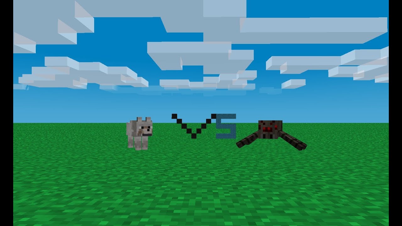 Minecraft Mob Battles Episode 5 - Wolf vs Spider - YouTube