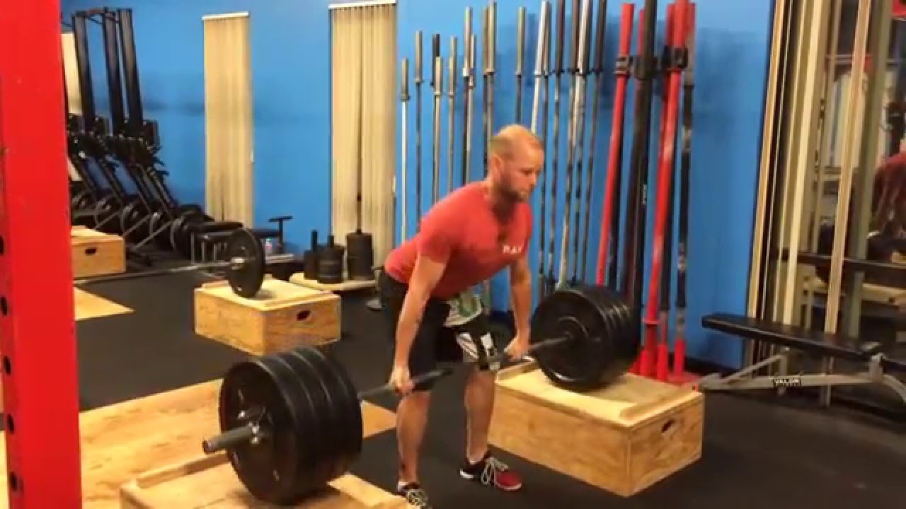 Deadlift From Blocks Movement Demo CrossFit Tigard PAW - YouTube
