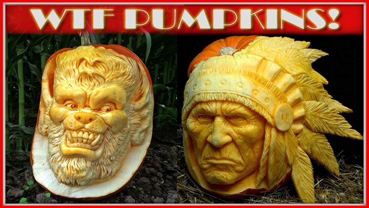 The 80 Most INSANE Pumpkins Ever Carved - YouTube