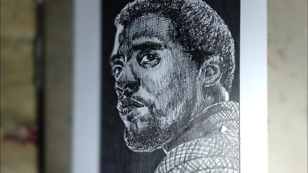 CHADWICK BOSEMAN | QUICK DRAWING - YouTube