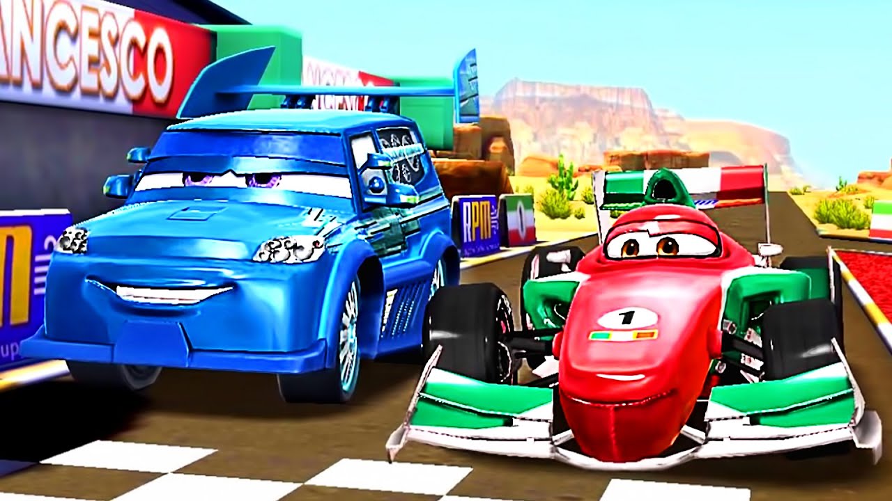 Cars 2: Francesco Bernoulli VS Wingo - Fast as Lightning - YouTube