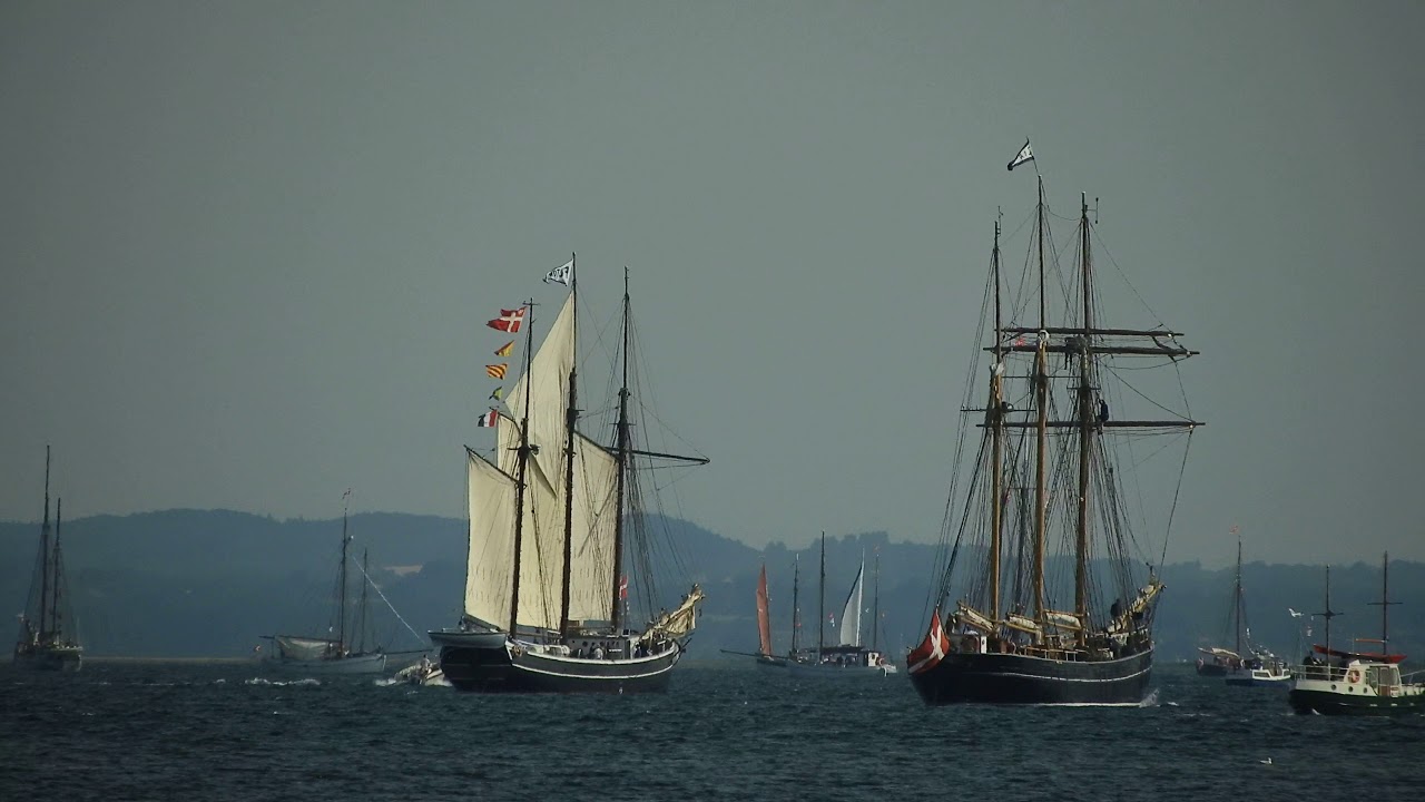 Fyn Rundt, sailing race, tallships, wooden ships. Aeroe. Ærø - YouTube